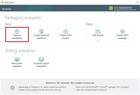 How To Convert Exe To Msi Package Pace Support