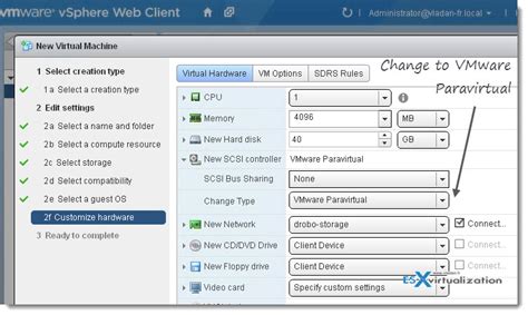 How To Create And Install Vm With Boot Disk Based On Pvscsi Adapter Esx Virtualization