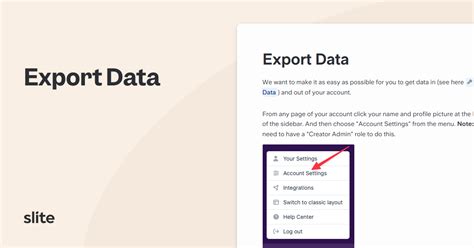 Export Data