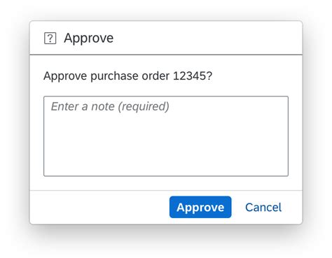Dialog Popover UI Element Types SAP Fiori For Web Design Guidelines