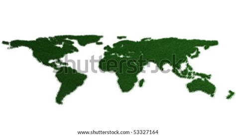 3d Render World Map Stock Illustration 53327164 Shutterstock