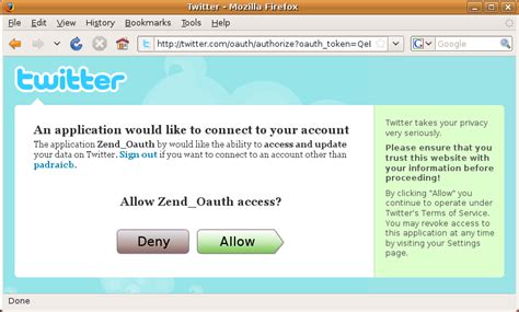 Ecrire Un Client Twitter Simple Avec Zend Framework Et La Librairie Oauth