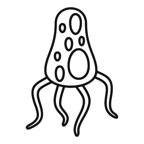 Premium Vector Biology Virus Icon Outline Biology Virus Vector Icon For Web Design Isolated On