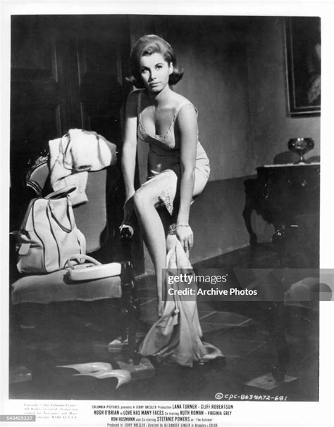 Barely Dressed Stefanie Powers In A Scene From The Film Love Has