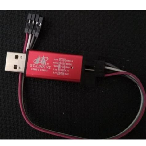 現貨 St Link Stlink V2 Swd介面stm8 Stm32 模擬器 調試器 Stm32 下載器 蝦皮購物