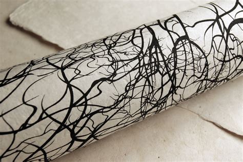 Tree Root Pattern Lotka Wrapping Paper Holiday Gift Wrap 3
