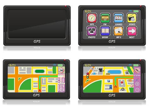 Gps Navigator Vector Illustration Vector Art At Vecteezy