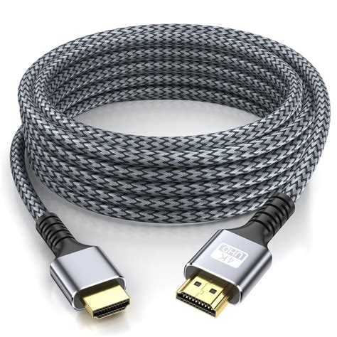 Looyotul 4k Hdmi Cable 50ft Ultra High Speed Hdmi 2 0 Cable 4k 60hz 3d Arc Gold Plated Connector
