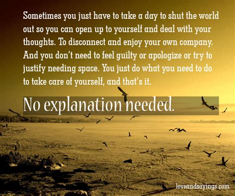 No Explanation Needed