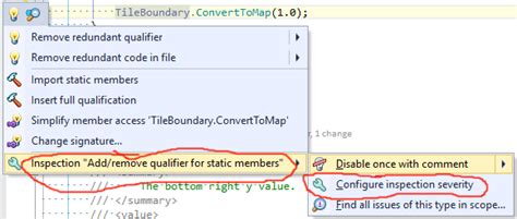 What Is The Qualifier Is Redundant Warning In C Called In Options Resharper Support