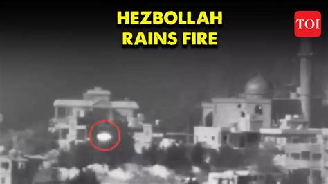 Hezbollah Launches Intense Rocket Barrage On Northern Israel Targets