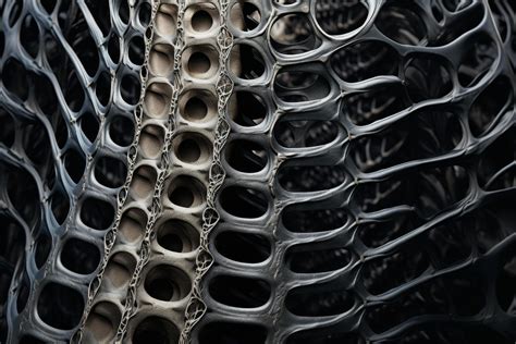 Abstract Metallic Structure With Intricate Patterns 54357997 Stock