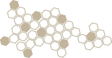 Simple Abstract Brown Color Rendom Honeycomb Pattern 49708835 Vector