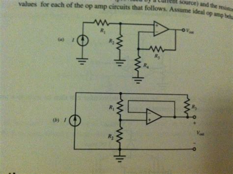 Solved Determine V Out As A Function Of I From The Current Chegg Com