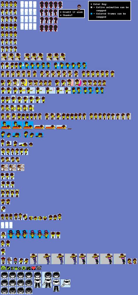 Kris Light World Expanded Deltarune Customs Custom Edited The Spriters Resource