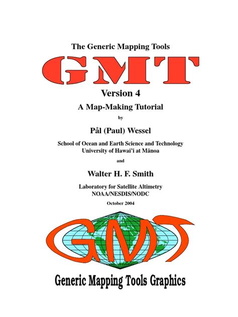 Gmt Tutorial Pdf Rgb Color Model Areas Of Computer Science