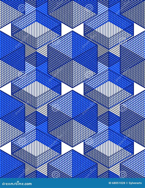 Illusive Continuous Colorful Pattern Decorative Abstract Background
