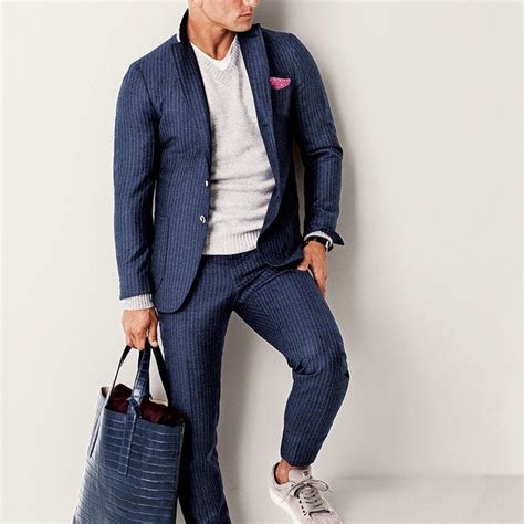 How To Wear A Pinstriped Suit Everywhere To Boot New York Pinstripe