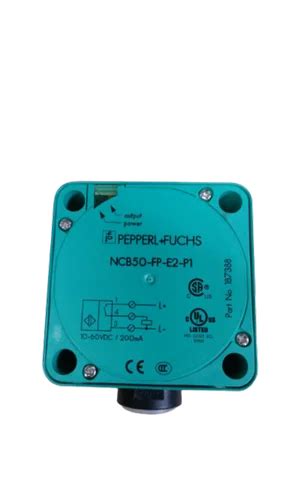 Pepperl Fuchs Inductive Sensor Ncb50 Fp E2 P1 Pnp At ₹ 5500 Piece In