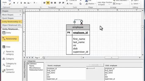 Er Diagram Self Reference