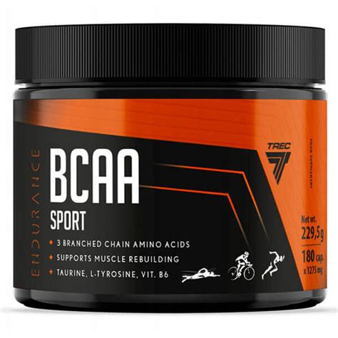 Trec Endurance Bcaa Sport 180 Softgels With Taurine L Tyrosine And