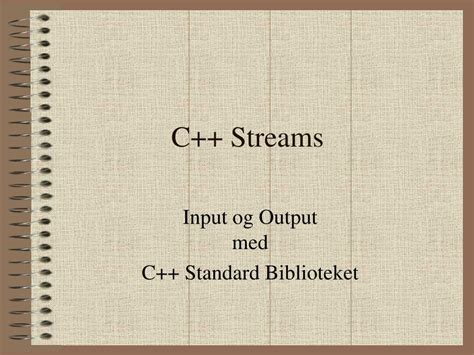 Ppt C Streams Powerpoint Presentation Free Download Id3587315