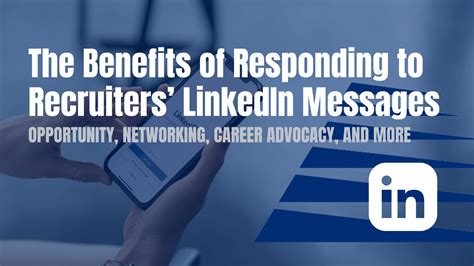 The Benefits Of Responding To Recruiters LinkedIn Messages Blue