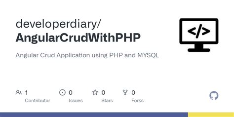 GitHub Developerdiary AngularCrudWithPHP Angular Crud Application Using PHP And MYSQL