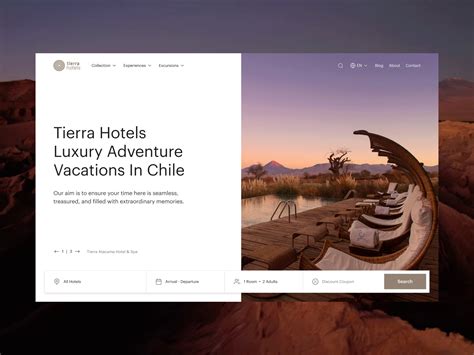 Hotel Website Design By Andrea Binski For Uniko On Dribbble
