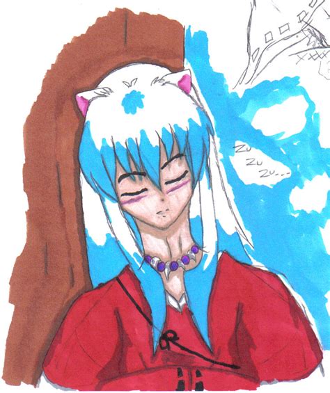 Sleeping Inuyasha By Kabuki Sohma On Deviantart