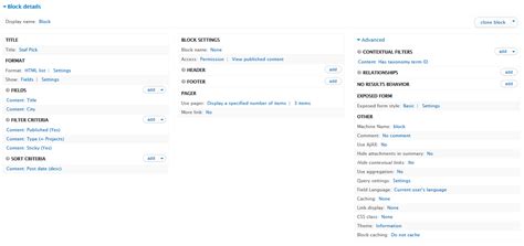 Filtering Nodes In A Block Per Term In Drupal 7 Stack Overflow