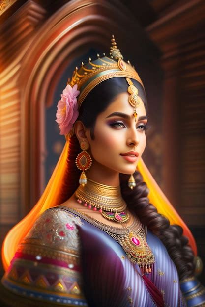 Premium Ai Image Photo A Beautiful Women Pose Looking In Camera