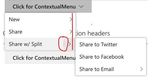 Contextualmenu Splitbutton Style Bugs · Issue 7223 · Microsoft
