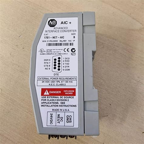 Allen Bradley 1761 Net Aic Interface Converter Ymzdcs