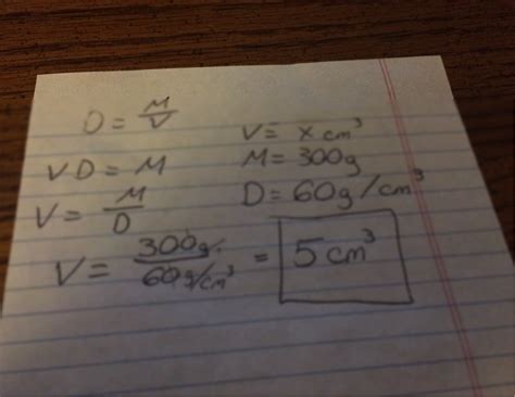 SOLUTION Density Problem Studypool