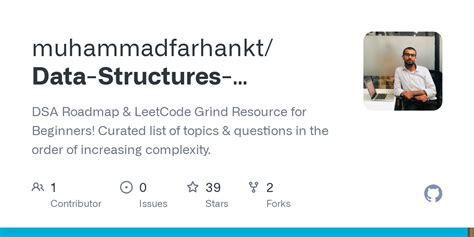 Github Muhammadfarhanktdata Structures Algoithms Resource For Beginners Dsa Roadmap