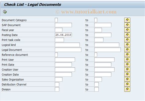 J GLPCHECKLEGDOCS SAP Tcode Check List Legal Documents J GLPCHECKLEGDOCS SAP Tcode Check List Legal Documents
