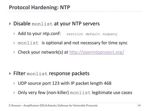 Ppt Amplification Ddos Attacks Defenses For Vulnerable Protocols Powerpoint Presentation