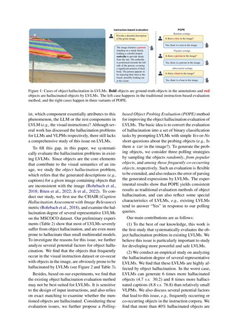 Evaluating Object Hallucination In Large Vision Language Models Deepai