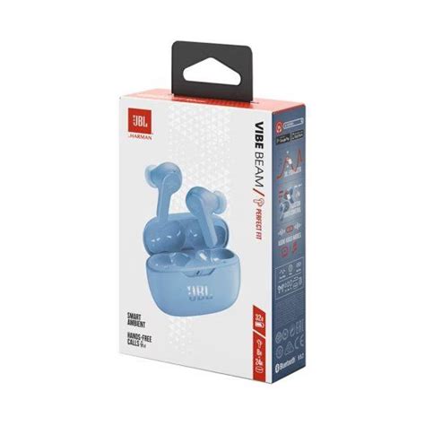 Беспроводные наушники JBL Wave Beam Blue — купить на официальном сайте JBL