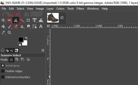How To Use The Scissor Tool In Gimp