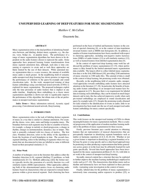 unsupervised learning of deep features for music segmentation pdf pdf image segmentation