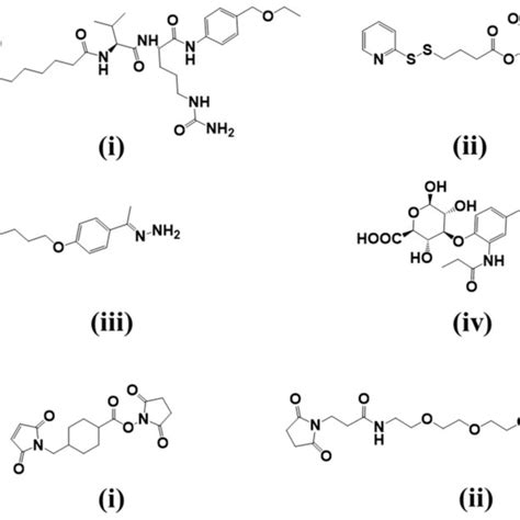 Chemical Structures Of Linkers Used In Adcs Development A Key Download Scientific Diagram