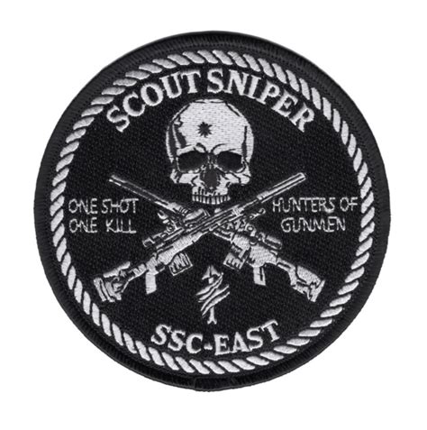 4 Marine Corps Scc East Scout Sniper Course Embroidered Patch Ebay
