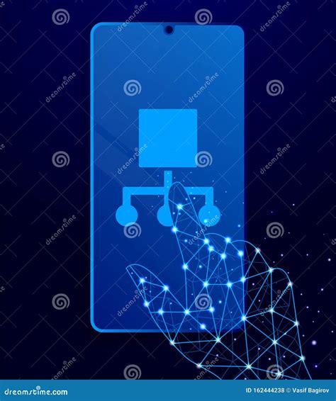 Hierarchical Network Vector Leadership Structure Icon Team
