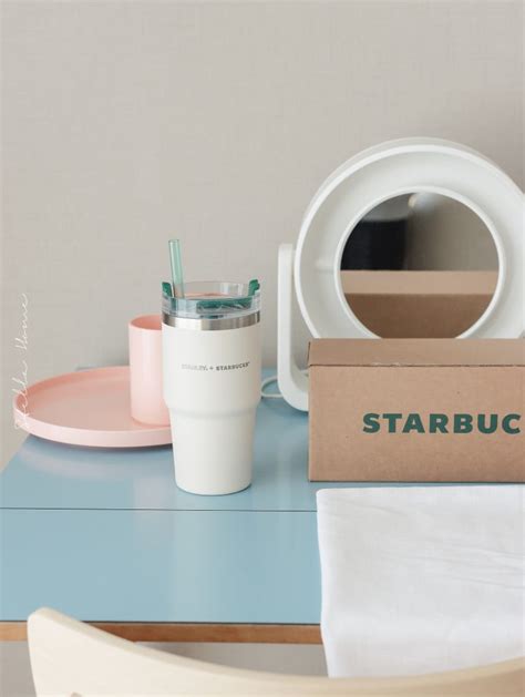 스타벅스 스탠리 크림 켄처 텀블러 빨대 있는 벤티 사이즈 추천 네이버 블로그