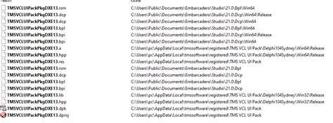 Compilation Error Tms Vcl Ui Pack Tms Support Center