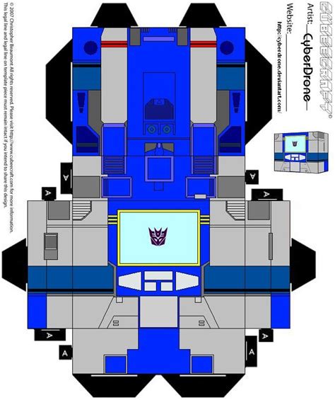 Transformers Papercraft