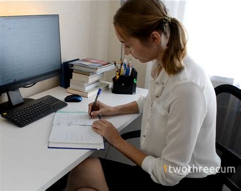 Twothreecum Boyfriend Surprised Schoolgirl By Doing Homework