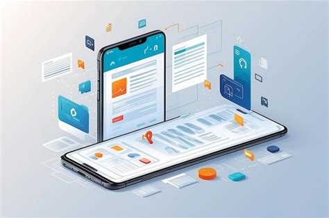 Premium Photo Web Develop For Mobile Phone Vector Concept Create